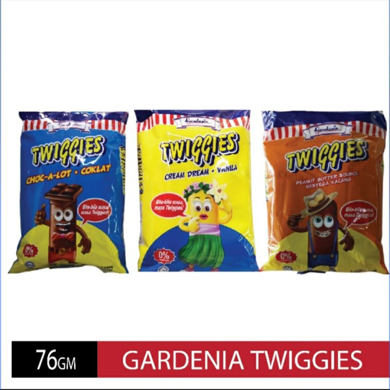 ROTI GARDENIA TWIGGIES CHOC - A-LOT CHOCOLATE / VANILA | Shopee Malaysia