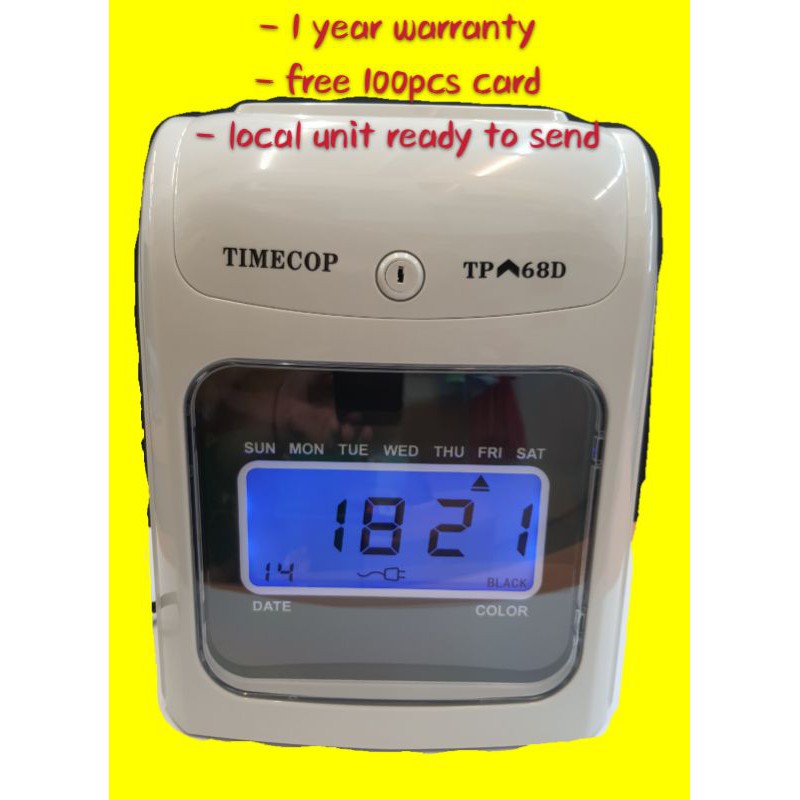 Punch card machine Timecop mesin punch attendance time recorder ...