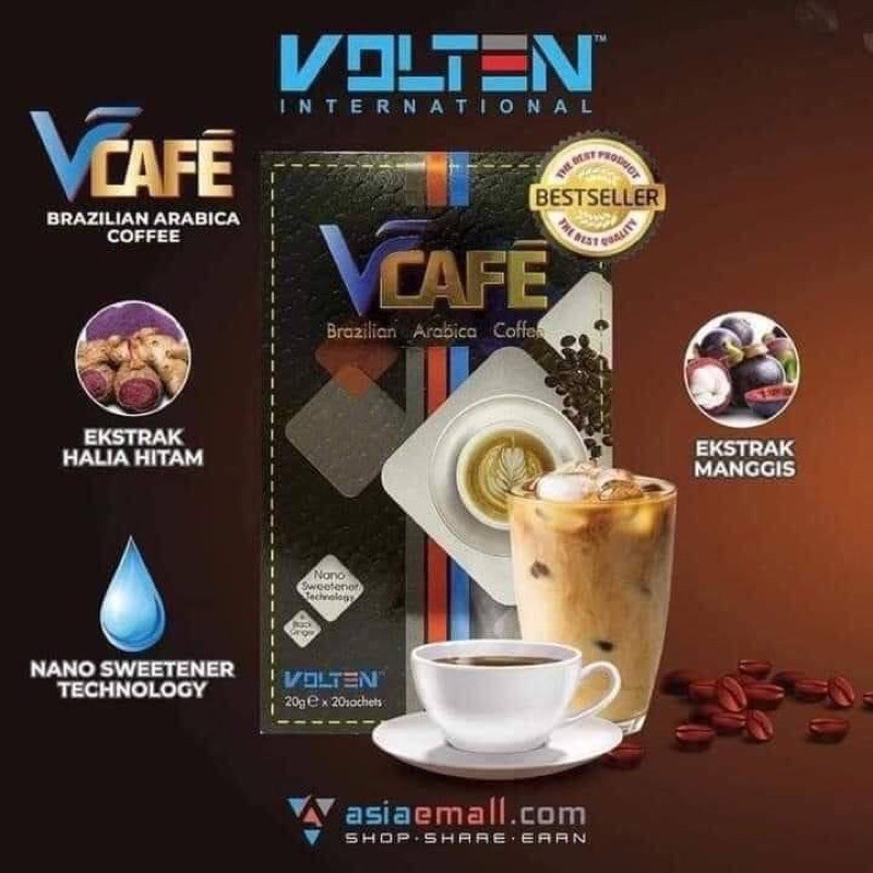 READYSTOCK VOLTEN VCAFE Premium Brazilian Arabica Coffee / Original ...