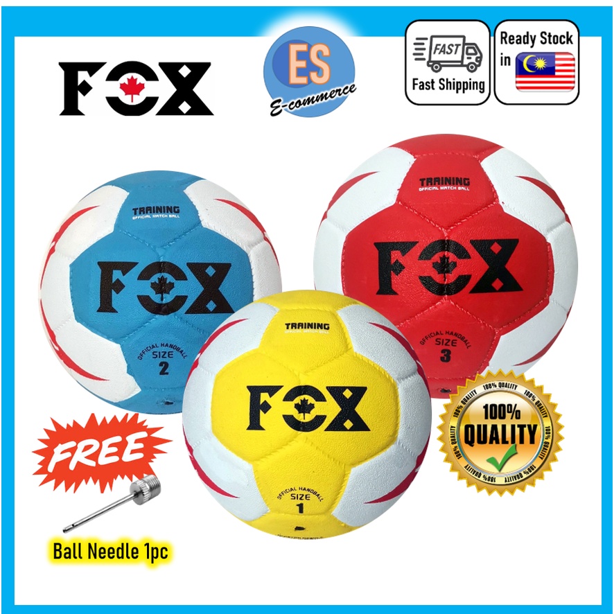 FOX HANDBALL Size1,2,3 FREE NEEDLE , SUPERIER QUALITY | Shopee Malaysia