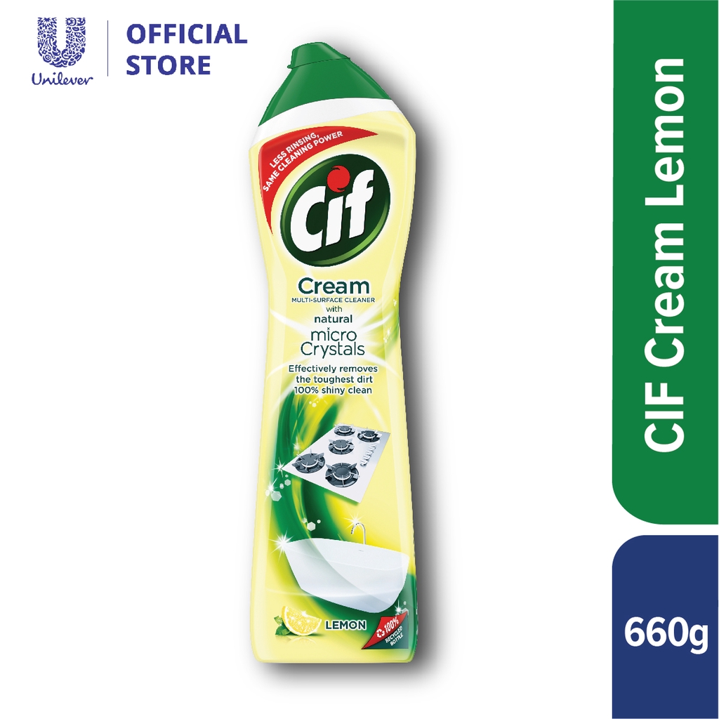Cif Cleaning Cream - Lemon (660ml) | Shopee Malaysia