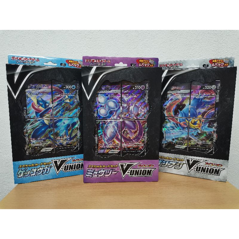 PTCG Pokemon V Union Mewtwo Greninja Zacian Special Collection | Shopee Malaysia