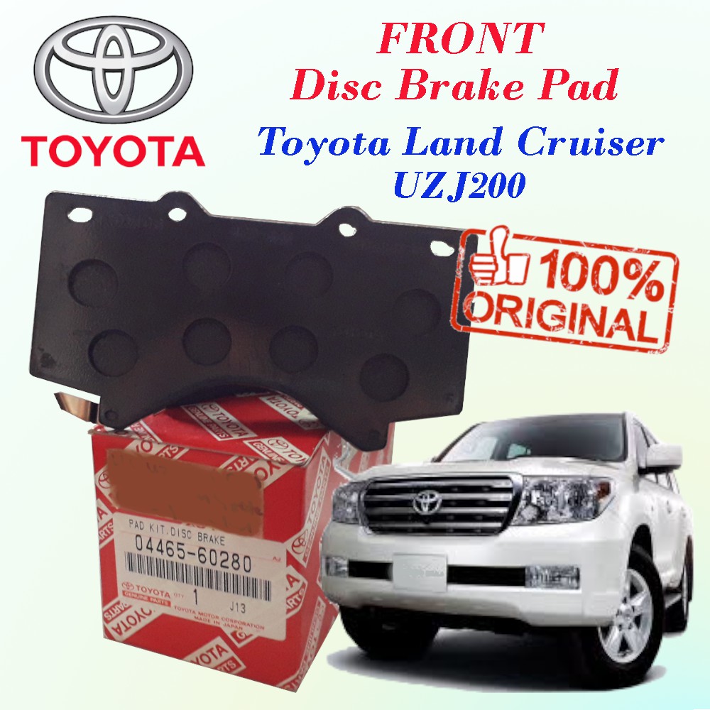 Genuine TOYOTA Land Cruiser UZJ200 Front Disc Brake Pad***100% ORIGINAL ...