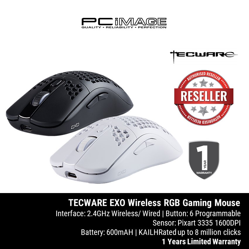 Tecware Exo Wireless Rgb Gaming Mouse | Shopee Malaysia