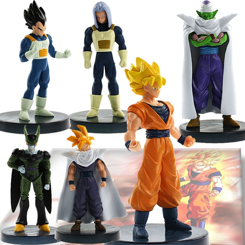 Dragonball Z Dragon Ball DBZ Action Figures Toy Set 6PCS/SET | Shopee ...