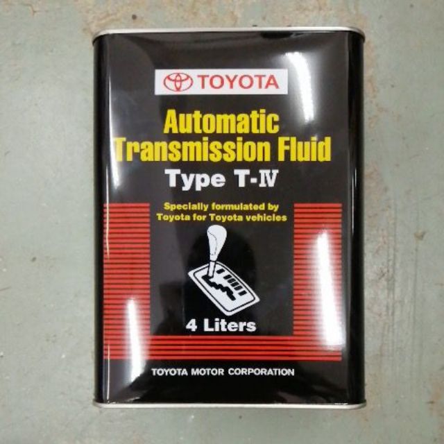 TOYOTA AUTOMATIC TRANSMISSON FLUID TYPE T-IV 4 LITER | Shopee Malaysia