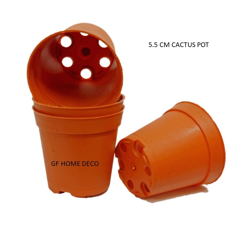 Pasu plastik pasu kecil flower pot pasu bungalow Succulent pot plastic ...