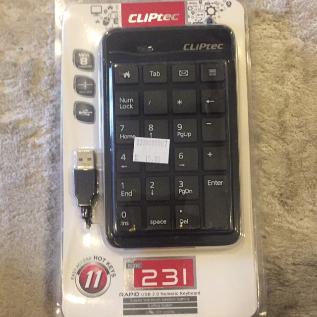 Cliptec Numeric Keyboard | Shopee Malaysia