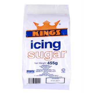 Kings Icing Sugar Pure Refined Gula Aising Cooking Baking Mix | Shopee ...
