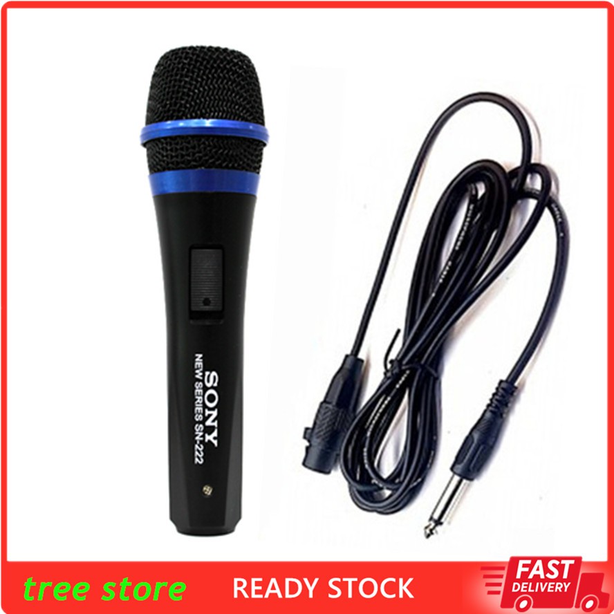 [OFFER] Sony Professional Dynamic Microphone For Vocal/Karaoke SN-222A Wire Mic | Shopee Malaysia