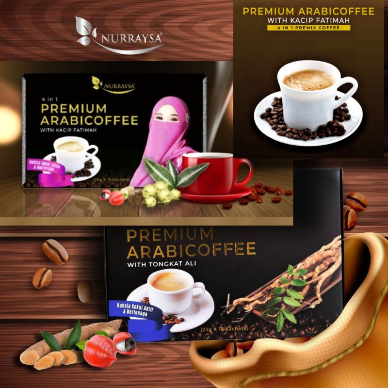 Ready Stock Original Nurraysa Kopi Tenaga Arabica Coffee Kacip Fatimah ...