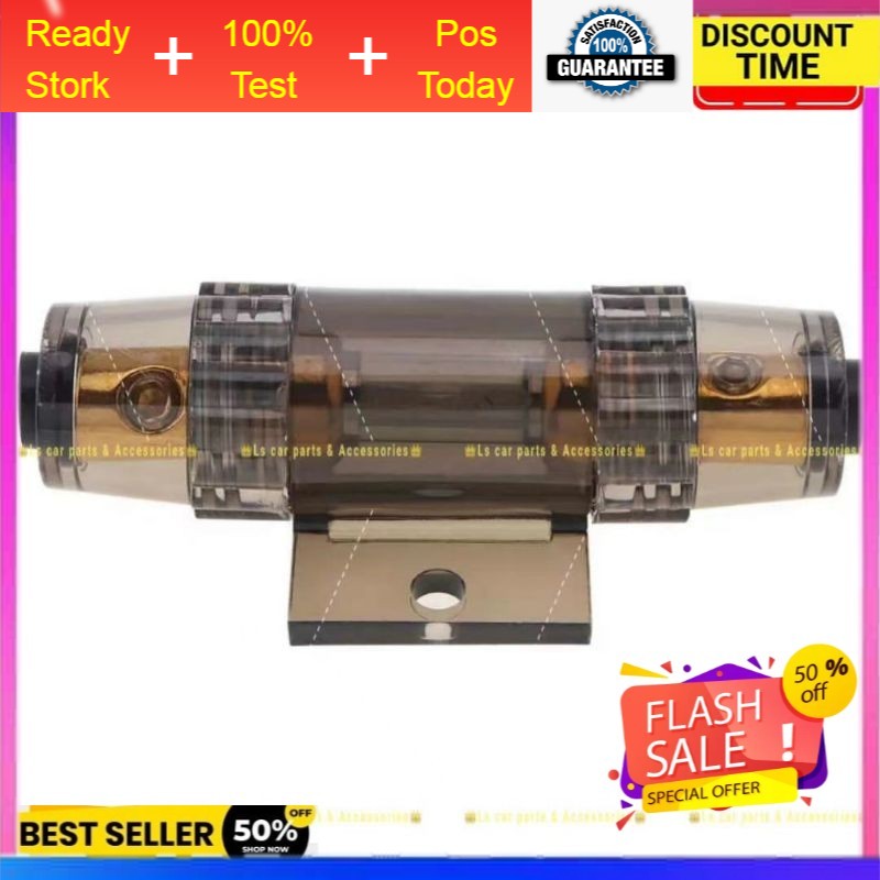 Fuse Box 60 AMP POWER Audio Sound System Fuse Holder Speaker Adapter ...