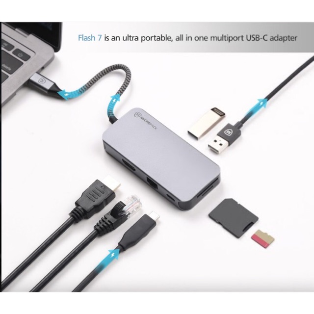Micropack ALL IN ONE docking station Flash 7 (MDC-7HERO-GY) | Shopee ...