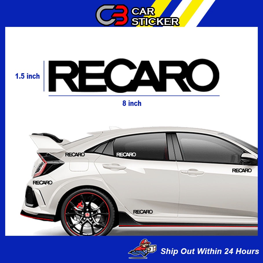 RECARO CAR STICKER / CS628 | Shopee Malaysia