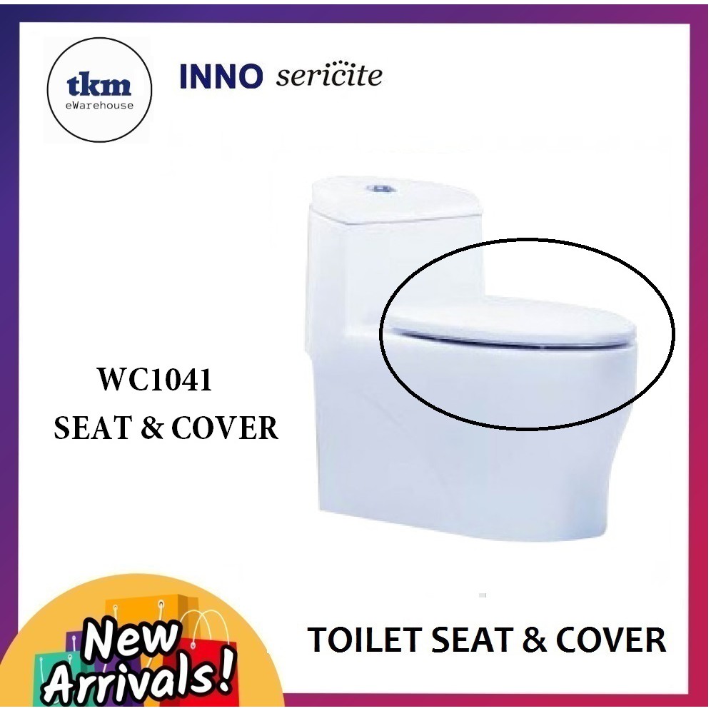 INNO SERICITE HEAVY DUTY SOFT CLOSE CLOSING TOILET SEAT AND COVER FOR ...