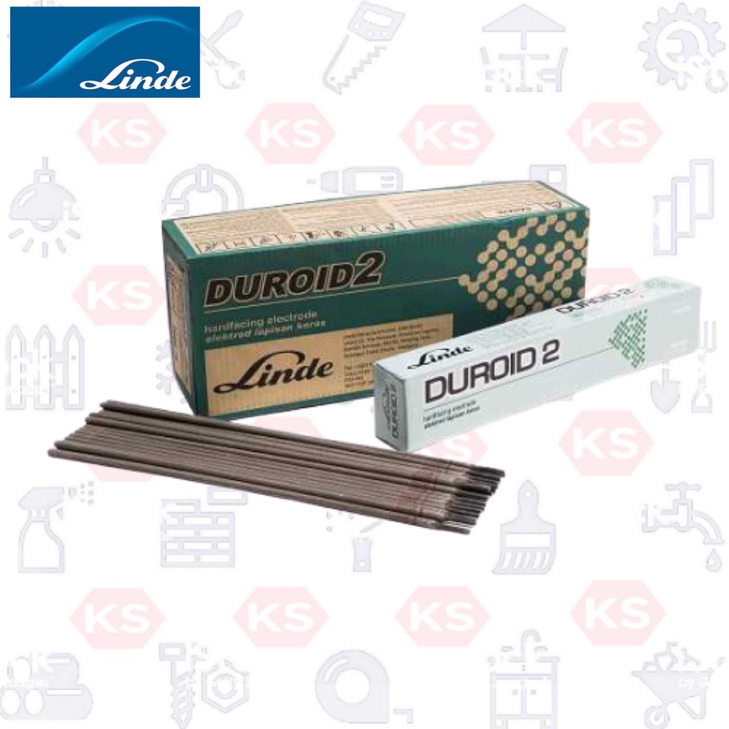 5KG LINDE DUROID 2 (250 - 350Hv) HARDFACING WELDING RODE / ELECTRODE 3 ...