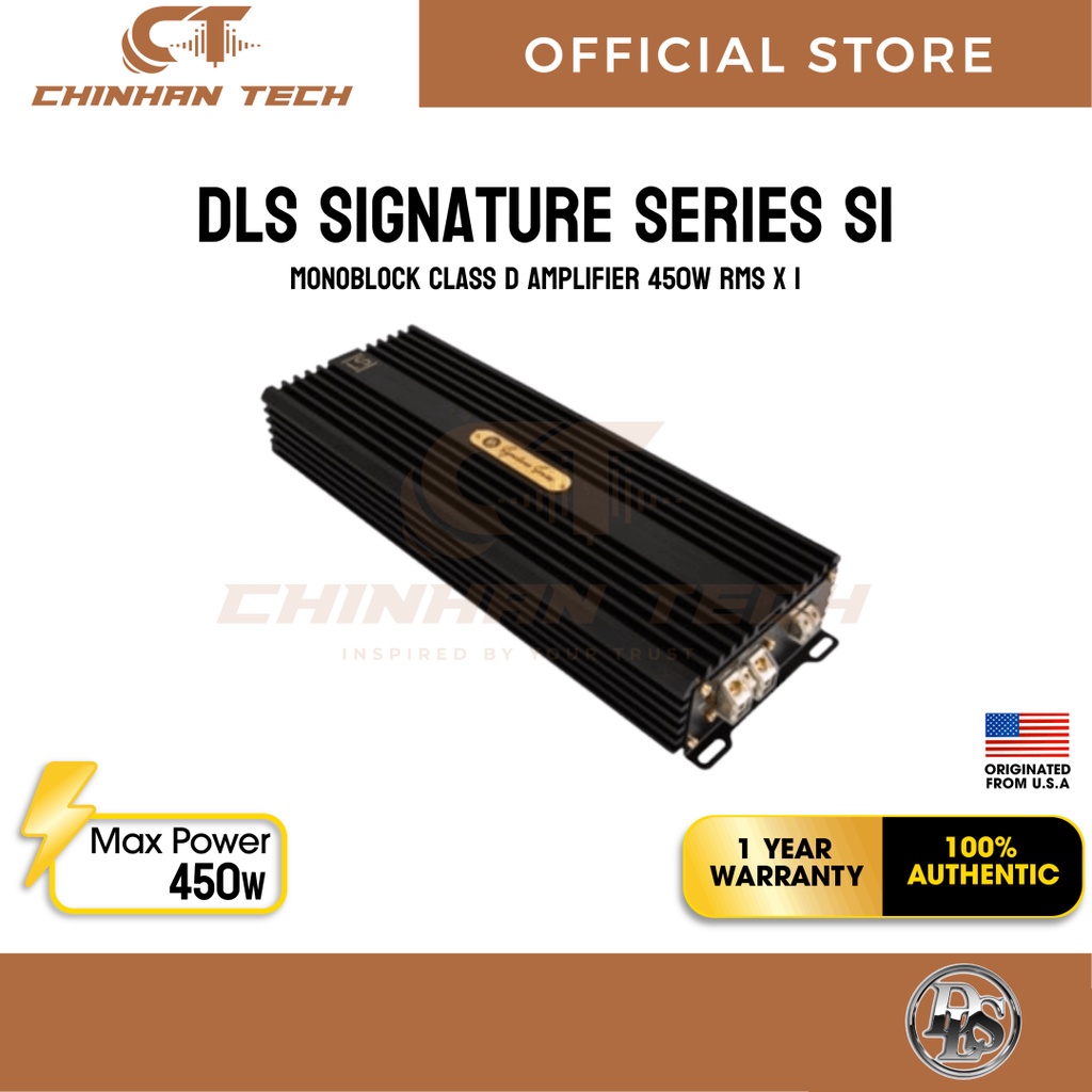 DLS Signature Series S1 - Monoblock Class D Amplifier 450W RMS x 1 Designed by Gordon Taylor ...