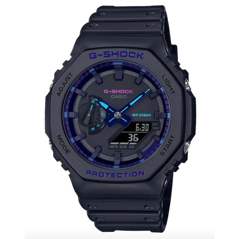 G shock GA2100 Black Blue G Shock TMJ G Shock Black Autolight Jam G ...