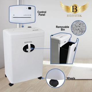 Personal Office Shredder BIOSYSTEM V10 Plus (Cross Cut) Mesin Perincih ...