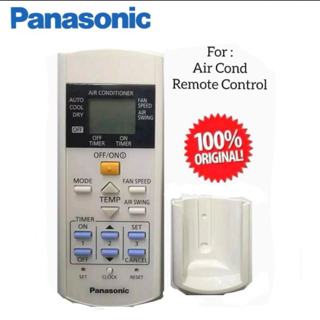 100% ORIGINAL REMOTE CONTROL FOR PANASONIC AIR COND CS-PC1 2JKH,CS-PC1 ...
