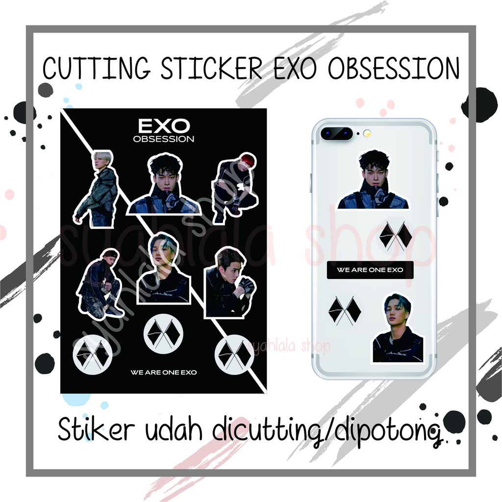 Art & Collectibles Digital EXO OBSESSION EXO Version Stickers kpop ...