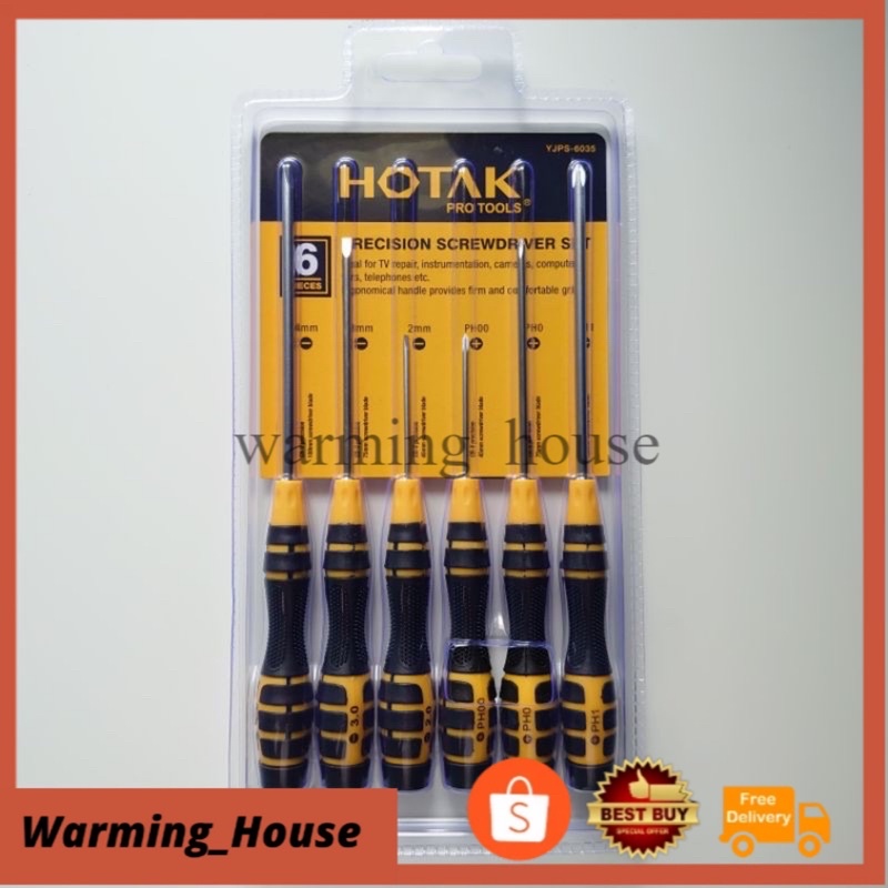 Hotak Pro Tools Precision Screwdriver Set / Small Size Screwdriver ...