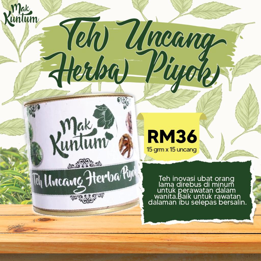 MAK KUNTUM Set Berpantang Ibu Bersalin Teh Uncang Herba Piyok Minuman ...
