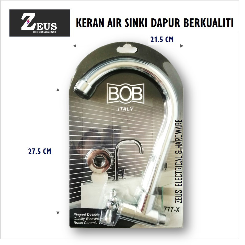 Keran Air Sinki Dapur Bob Itali Berkualiti: Kitchen Water Sink Faucet ...