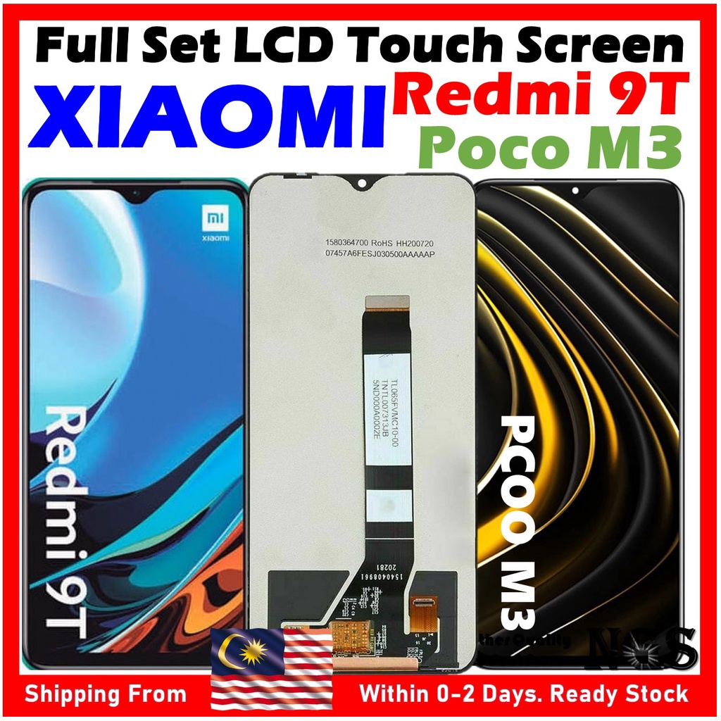 ORl NGS Brand Full Set LCD Touch Screen Compatible For XIAOMI Redmi 9T ...