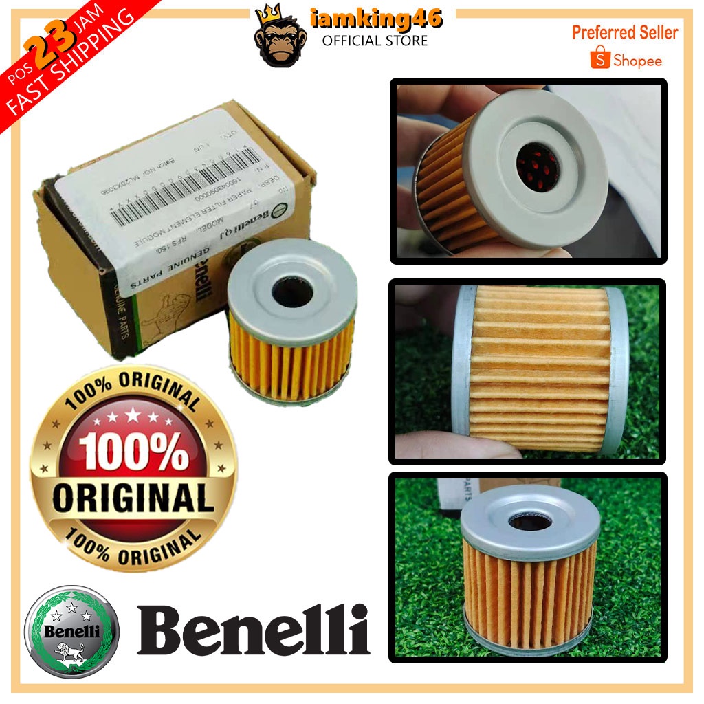 BENELLI RFS150 RKV200 OIL FILTER ORIGINAL BENELLI GENUINE PARTS 100% ...