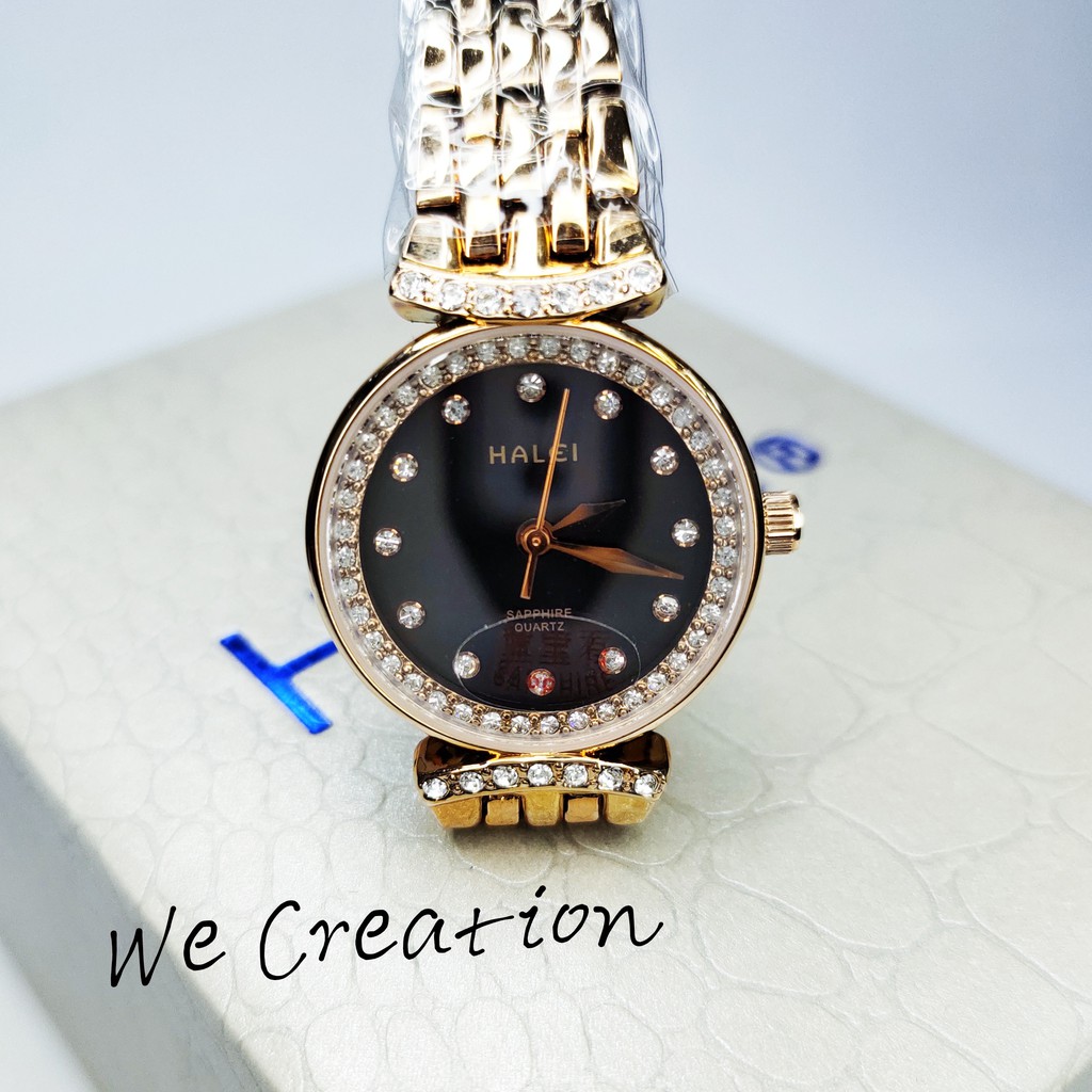 ORIGINAL HALEI SAPPHIR GLASS DIAMOND WATCH WITH 1 YEAR WARRANTY ...