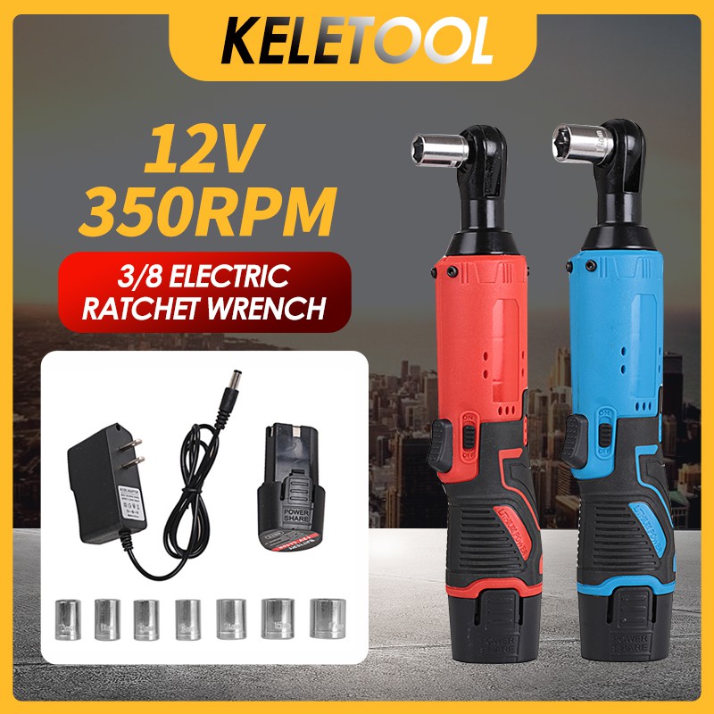 keletool ratchet right angle 12V 3/8" 2 battery Cordless Electric ...