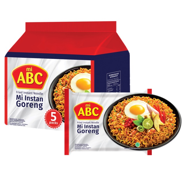 Mi ABC Mee Instant Goreng | Shopee Malaysia
