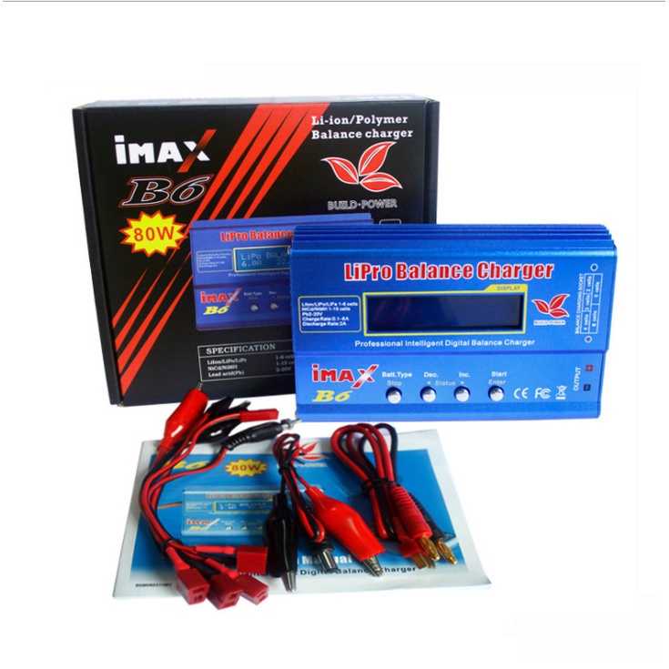 Imax B6 Charger for blaster Li-ion Polymer balance charger UK Plug ...