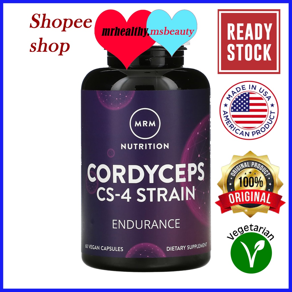 MRM Cordyceps CS-4 Strain, 60 Vegan Capsules - improve immunity, health | Shopee Malaysia