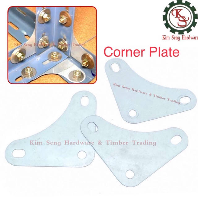 Corner Plate For Rack Slotted Angle Bar DIY | Shopee Malaysia
