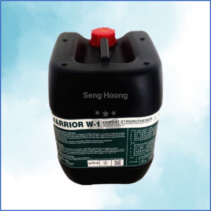 20L Warrior W-1 Cement Strengthener 武士牌水泥增强剂 W-One W1 Tile Adhesive ...
