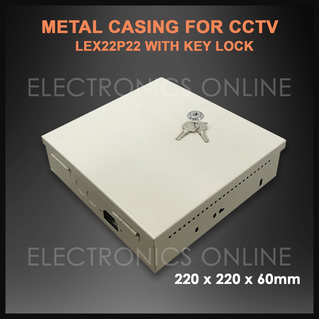 CCTV Metal Casing with Key Lock For Switching Power Supply 220 x 220 x ...