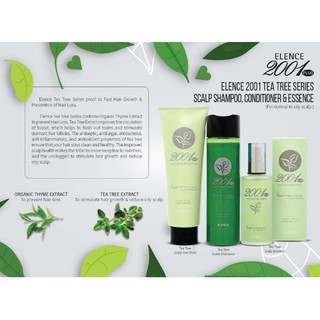 ELENCE 2001 TEA TREE SCALP SHAMPOO + TEA TREE SCALP HAIR PACK 1 SET | Shopee Malaysia