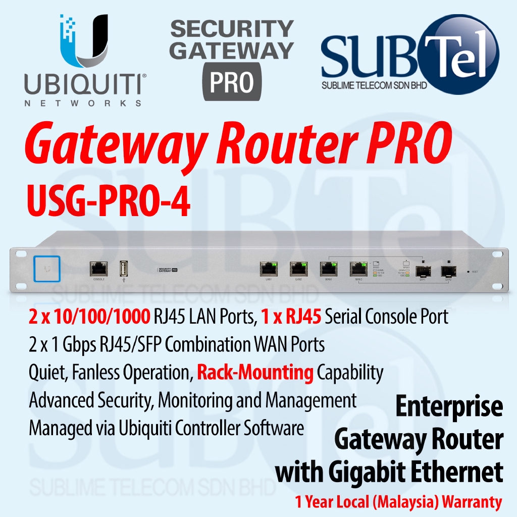 USG-PRO-4 Ubiquiti Networks Unified Security Gateway PRO 4 port ...