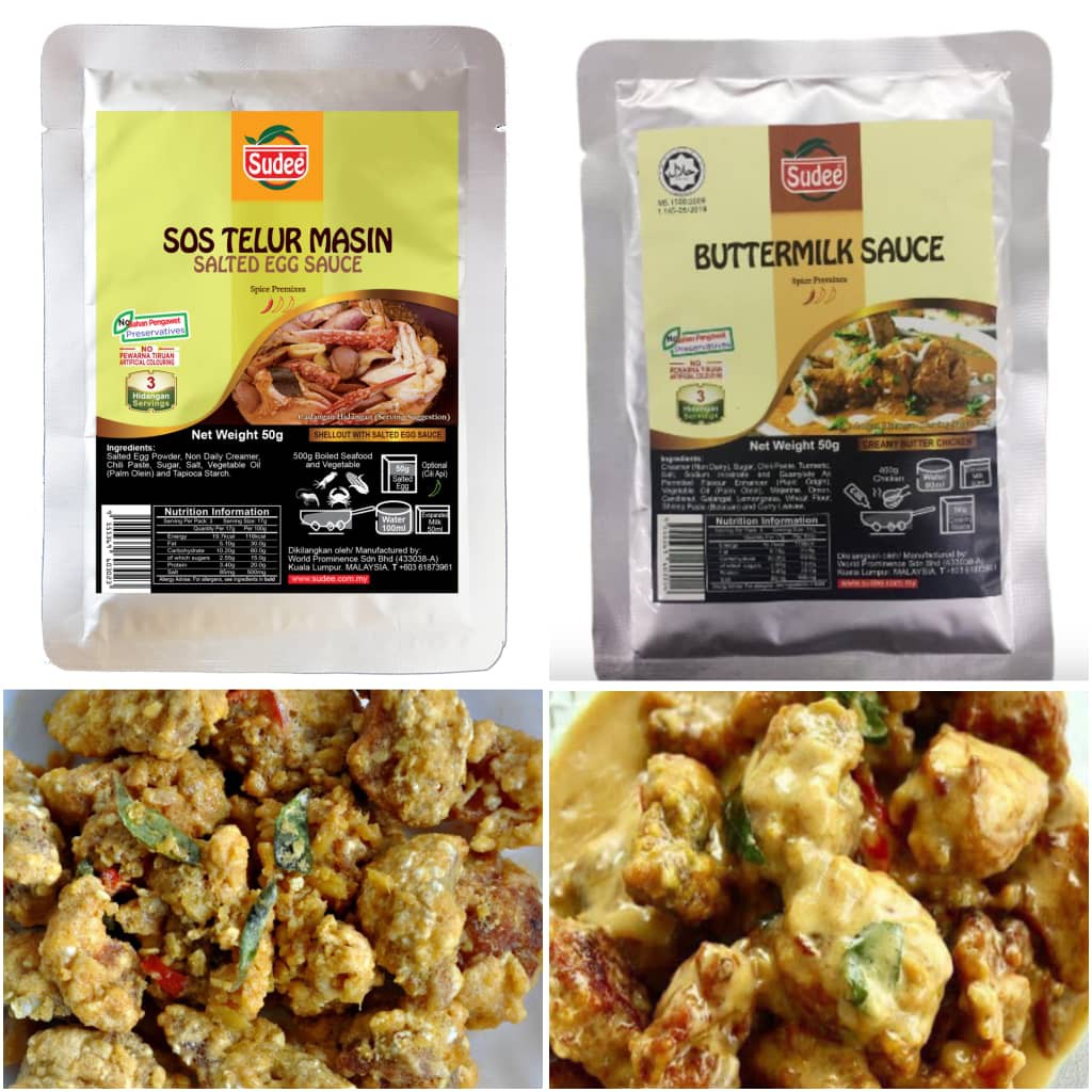 serbuk salted egg halal, produk muslim, penambah perasa, sudee | Shopee ...