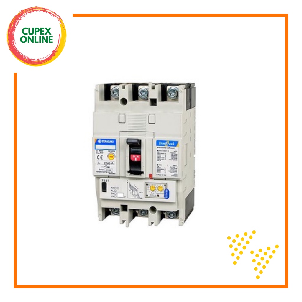 TERASAKI S125-NJ MCCB 3P 36kA 20A (cupex) | Shopee Malaysia