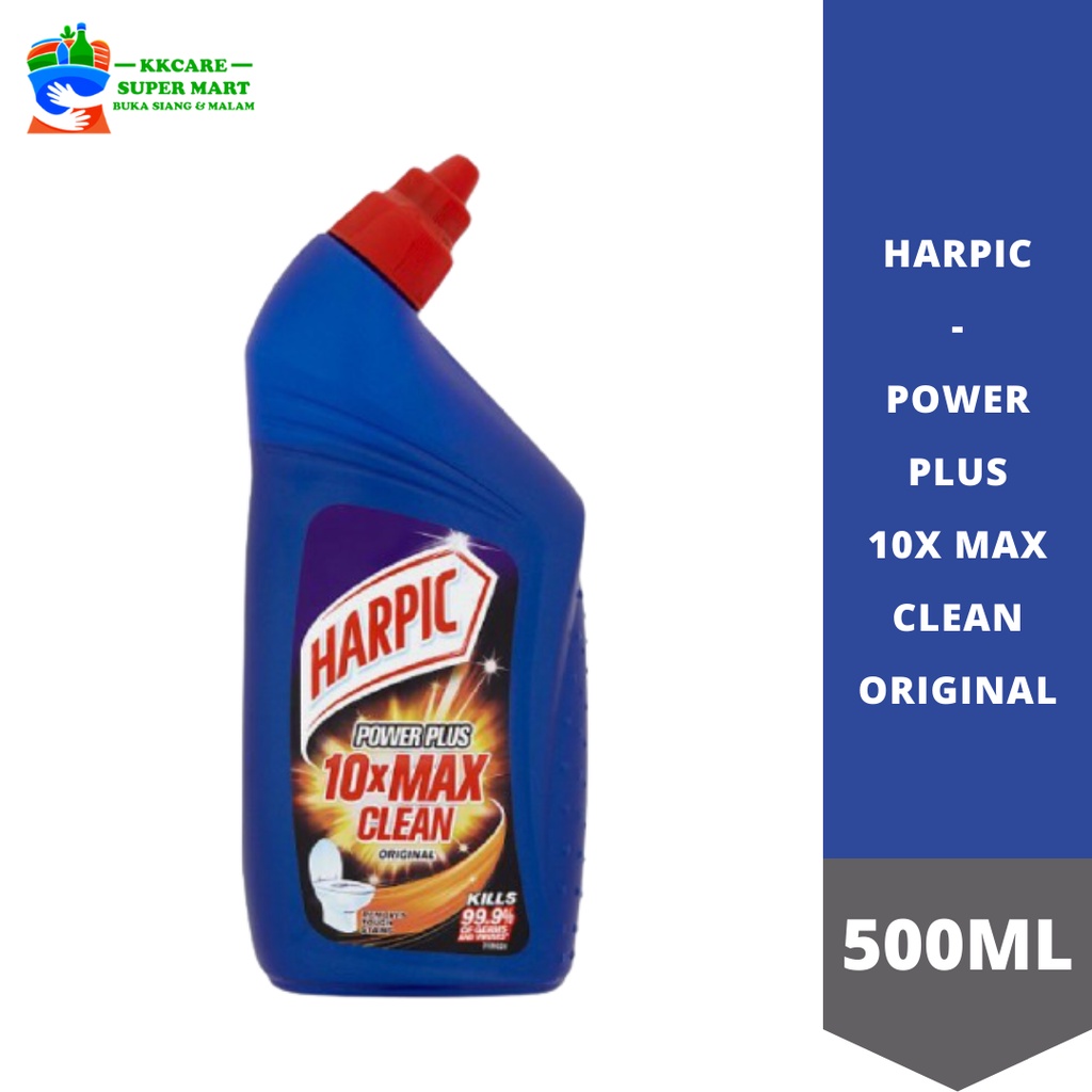 Harpic - Power Plus 10 x Max Clean Original ( 500ML ) | Shopee Malaysia