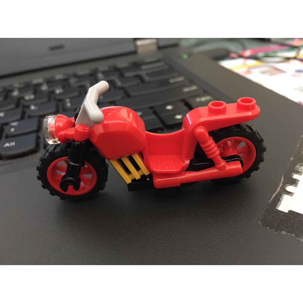 Lego Bike Motorbike (RED) NEW | Shopee Malaysia