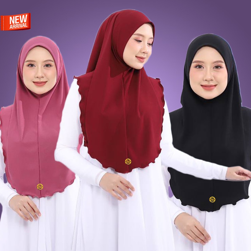 Tudung Sarung Layla Mosscrepe Anti Tembam | Shopee Malaysia