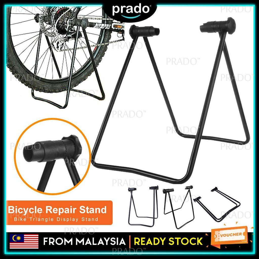 PRADO Bicycle Repair Stand Bike Triangle Rack Display U Holder Rack ...