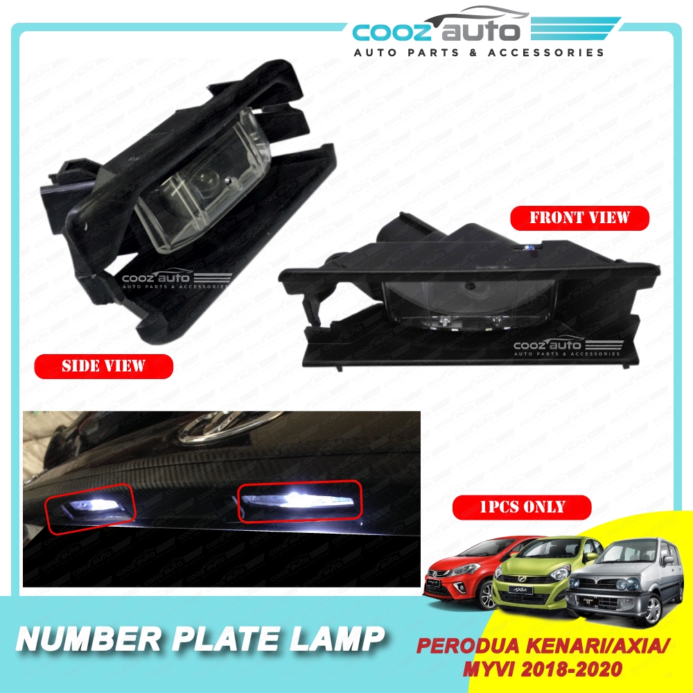 Perodua Kenari / Axia Myvi 2018 - 2020 rear car number plate ...