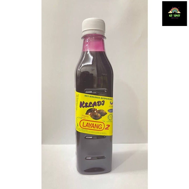 KORDIAL CAP LAYANG-LAYANG 375ml (SIRAP ROSE / KELADI / PISANG / JAGUNG ...