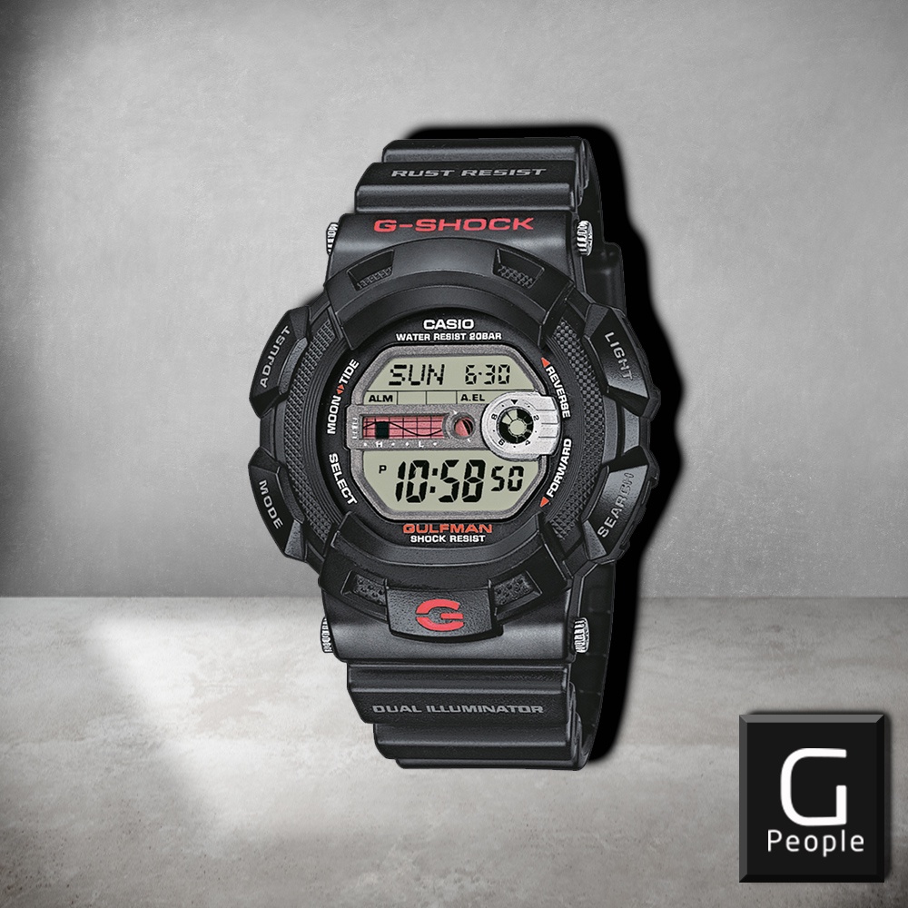 CASIO G-SHOCK G-9100-1DR / G-9100-1D / G-9100-1 / G-9100 WATCH 100% ...