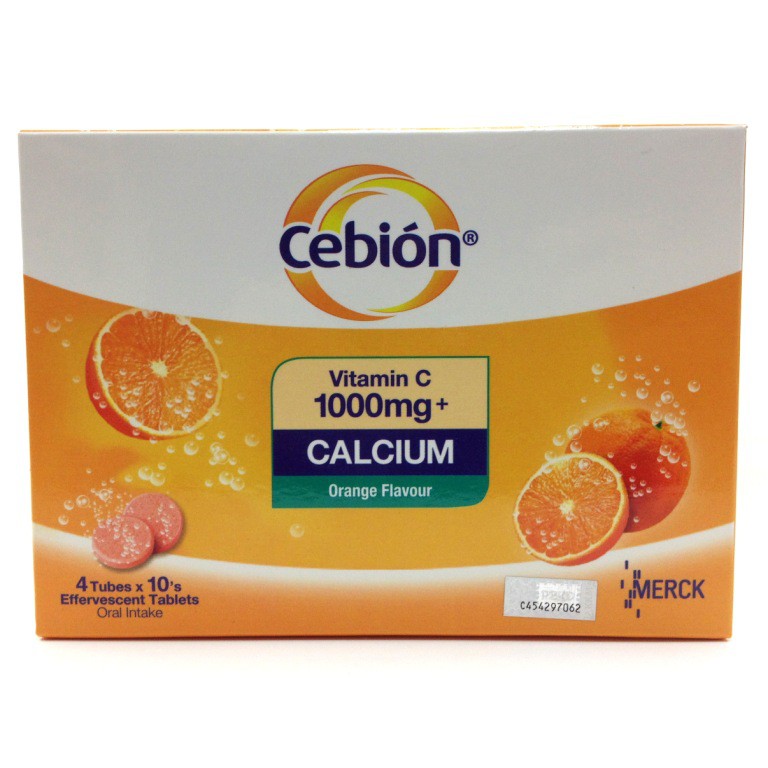Cebion 3 Vitamin C 1000mg + Calcium (10's X 4btl) | Shopee Malaysia